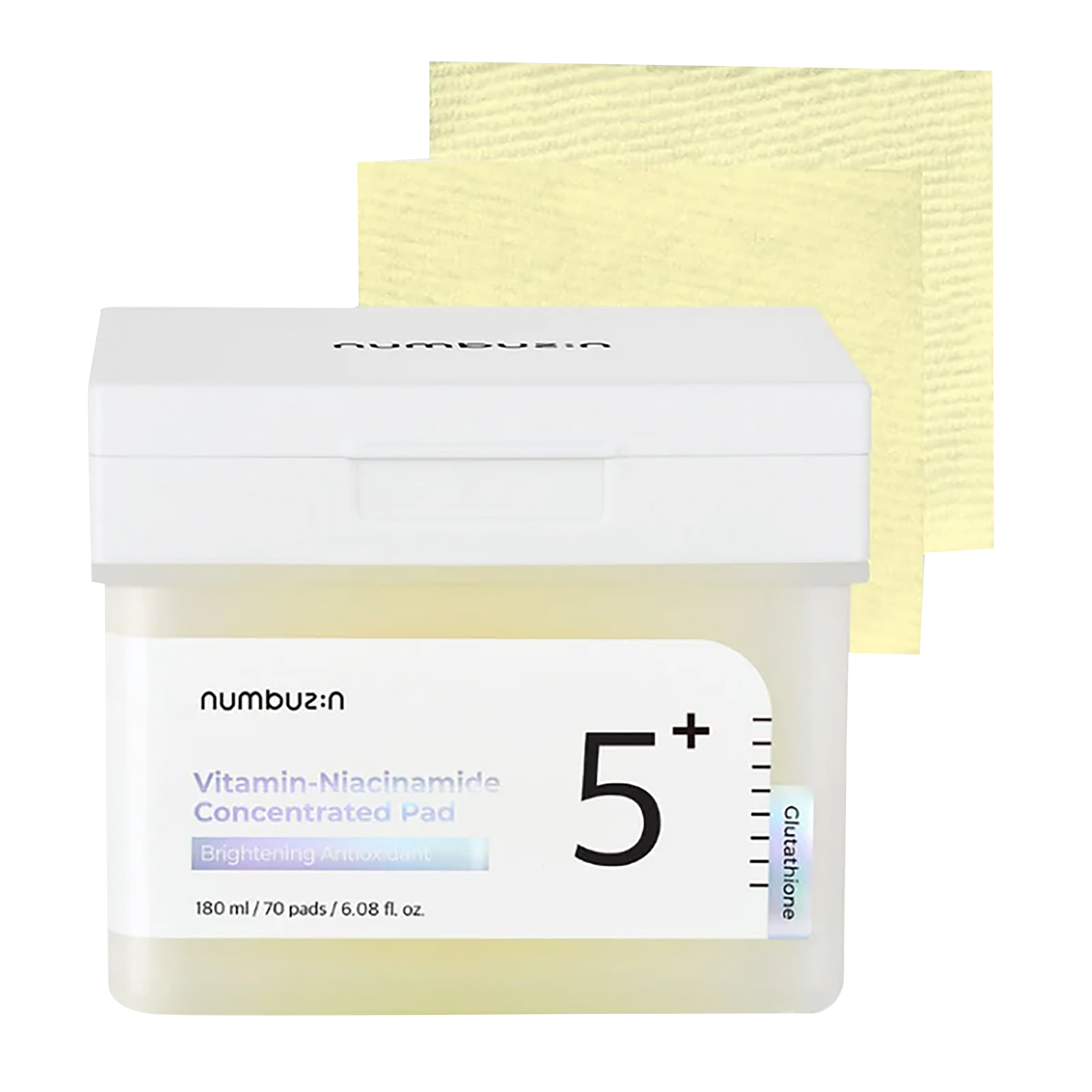 NUMBUZIN No.5 Toner Pads, Vitamin-Niacinamide Concentrated Pad, Double ...